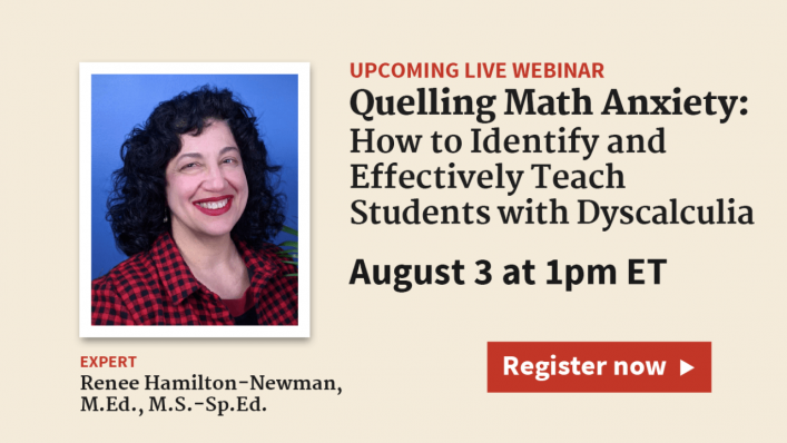 Quelling Math Anxiety: How to Identify and Effectively Teach Students ...